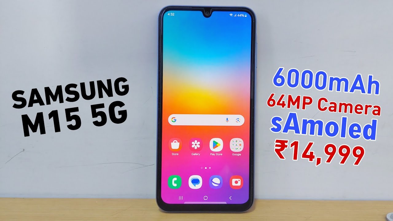 Samsung Galaxy M15 5G sAmoled Display, 64MP Camera, 6000mAh Battery ...