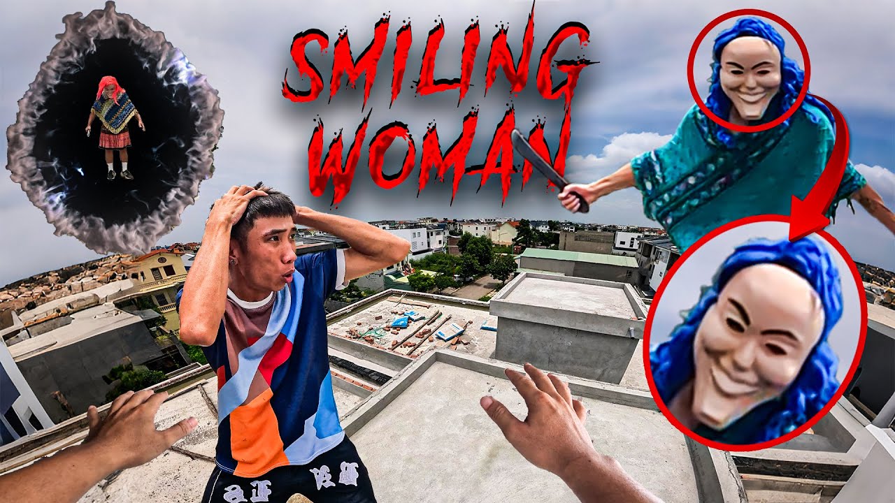 SMILING WOMAN REAL LIFE ESCAPE 17.0 | Horror Parkour Pov Short ...