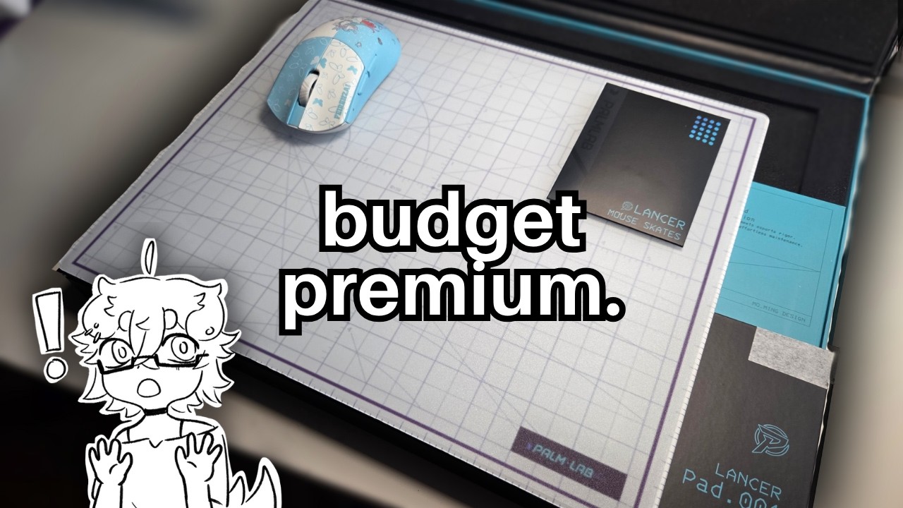 Budget AND Premium? | PALMLAB LANCER Pad.001 Glass Mousepad Review ...