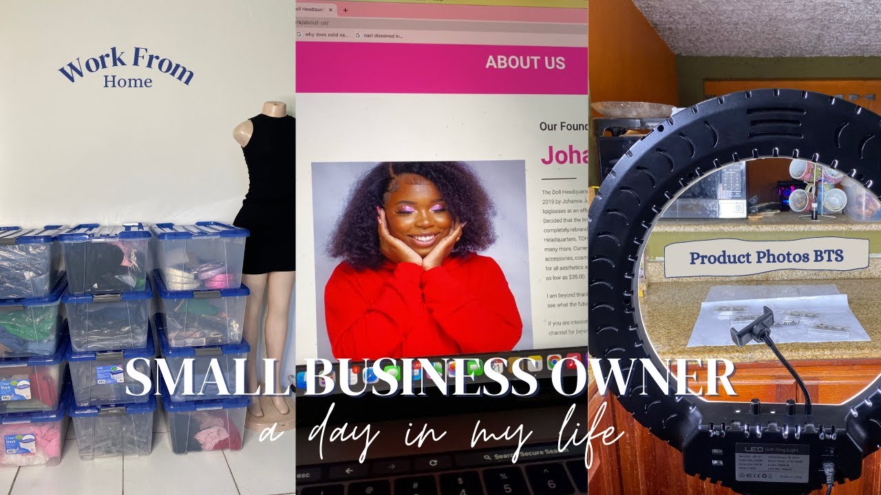 Productive Day In The Life Of A Small Business Owner [ Product Photos ...