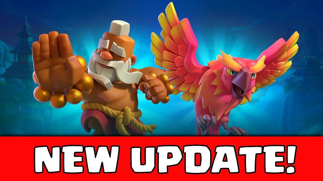 CLASH ROYALE UPDATE DAY!! 😍😱 UNLOCKING Monk & Phoenix! | NEW Clash ...