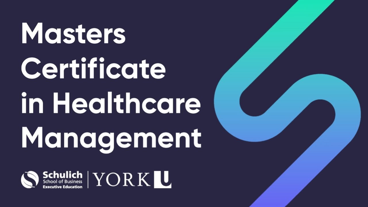 Masters Certificate in Healthcare Management - YouTube