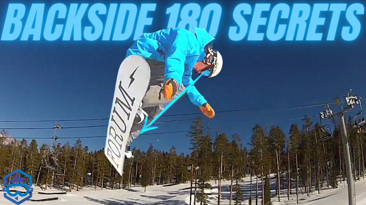 How to Backside 180 On A Snowboard [Coolest trick ever?] - YouTube