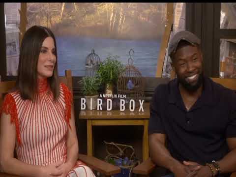 What Sandra has in common with 'Bird Box' co-star Trevante - YouTube