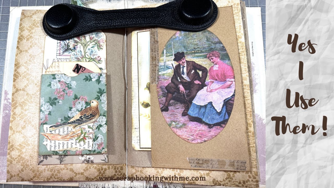 HOW TO FINISH A JOURNAL ~ YES I USE IT! ~ CRAFT AND CHAT - YouTube
