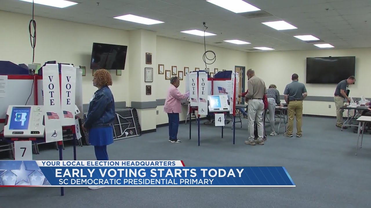 Early voting for 2024 Democratic Primary begins Monday - YouTube
