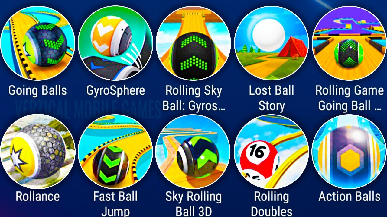 Going Balls, Rollance, GyroSphere, Rolling Sky Balls, Ball Balance ...