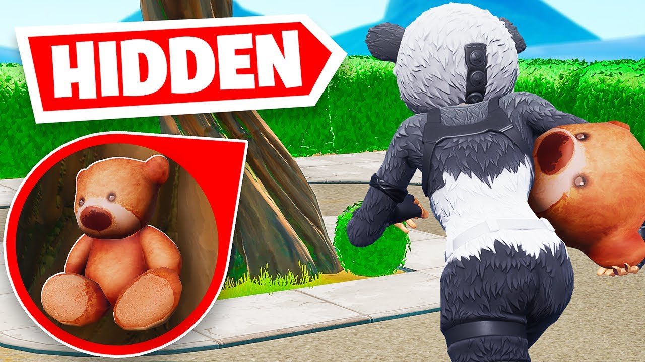 I Found EVERY Teddy Bear in Fortnite - YouTube