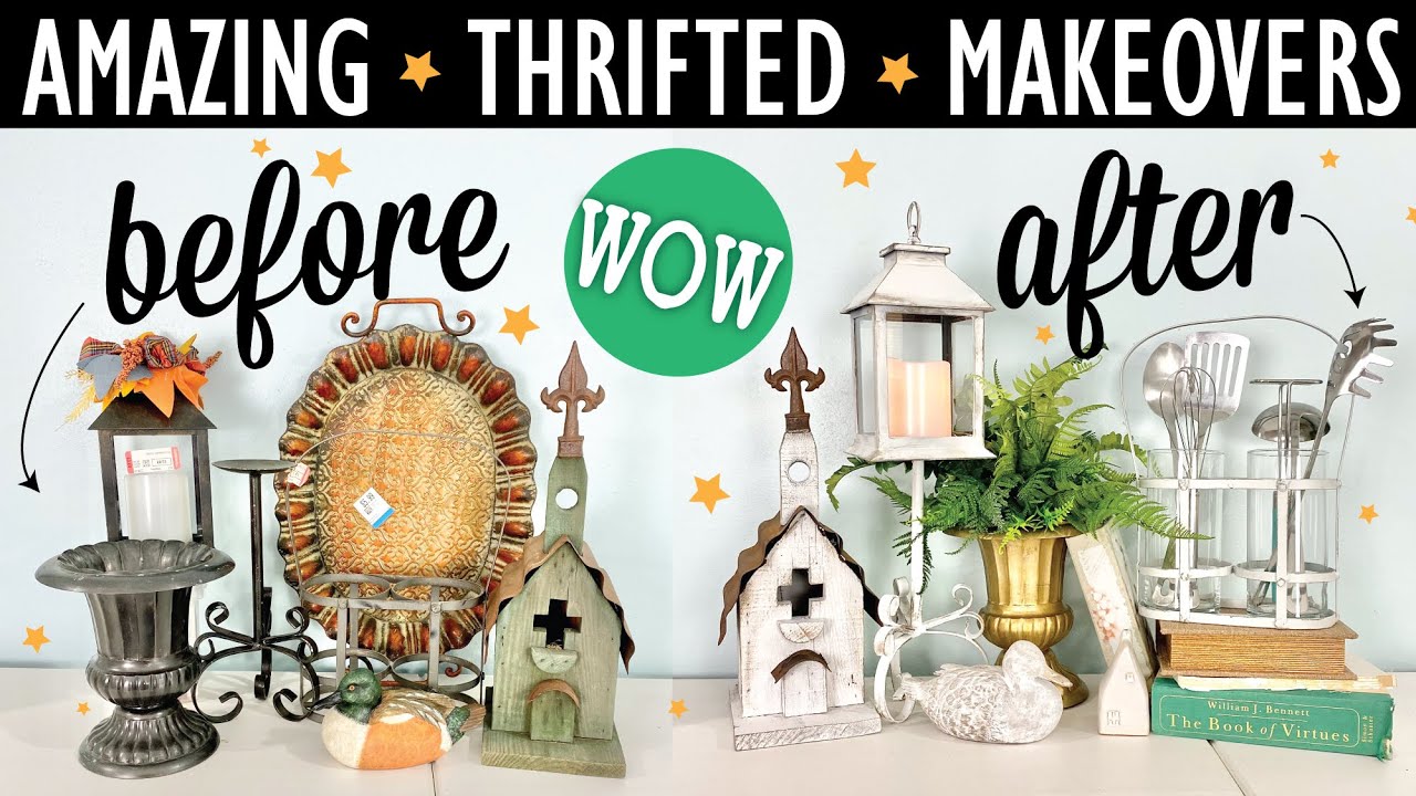 AMAZING Thrift Store Flips | Stunning Farmhouse transformations - YouTube