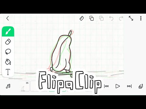 Flipaclip - Flour sack skate board animation drawing practice - YouTube
