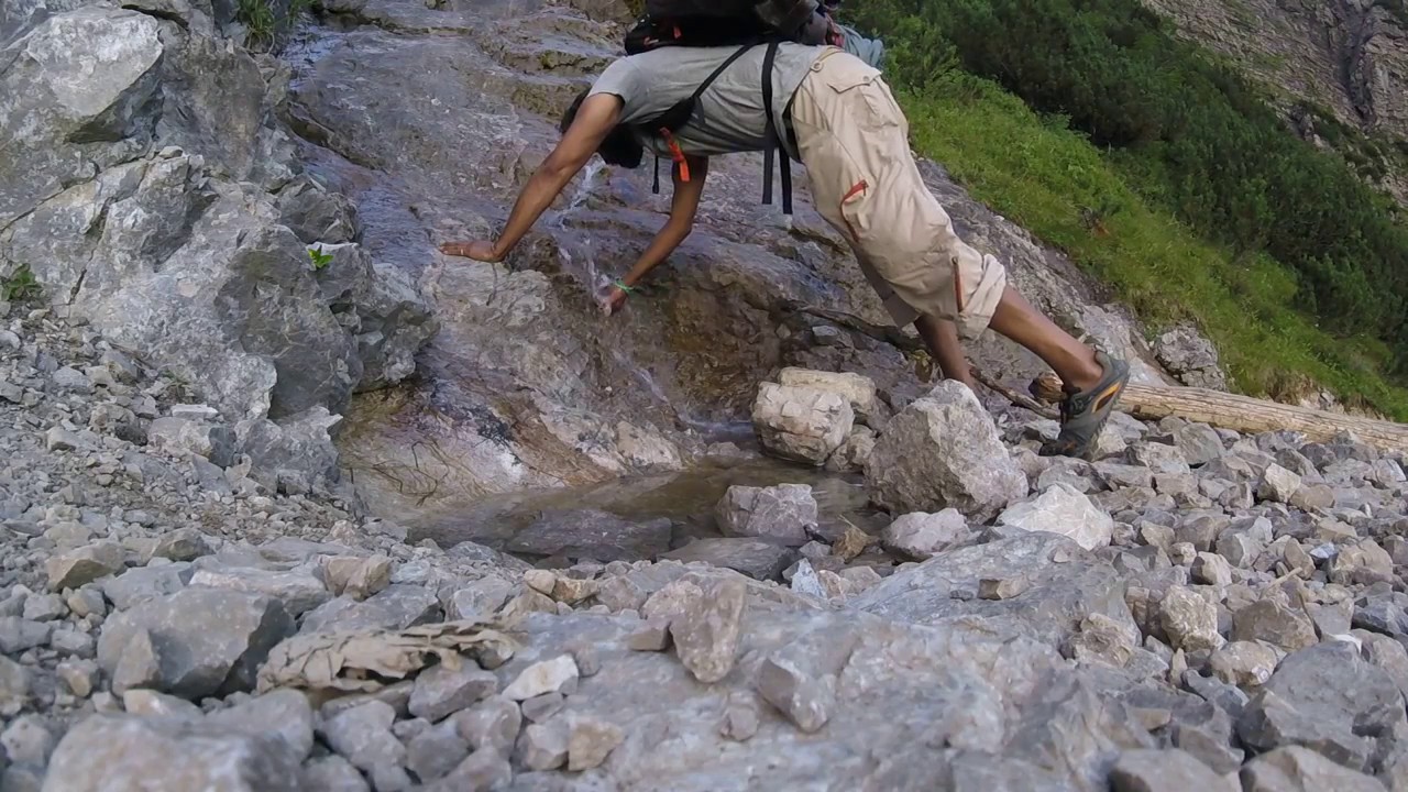 running water break - YouTube