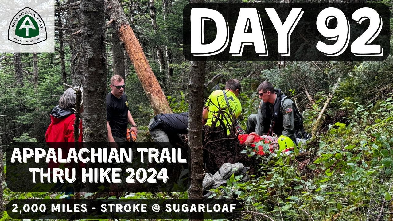 Appalachian Trail Day 92 - 2,000 miles - Stroke at Sugarloaf, Maine ...