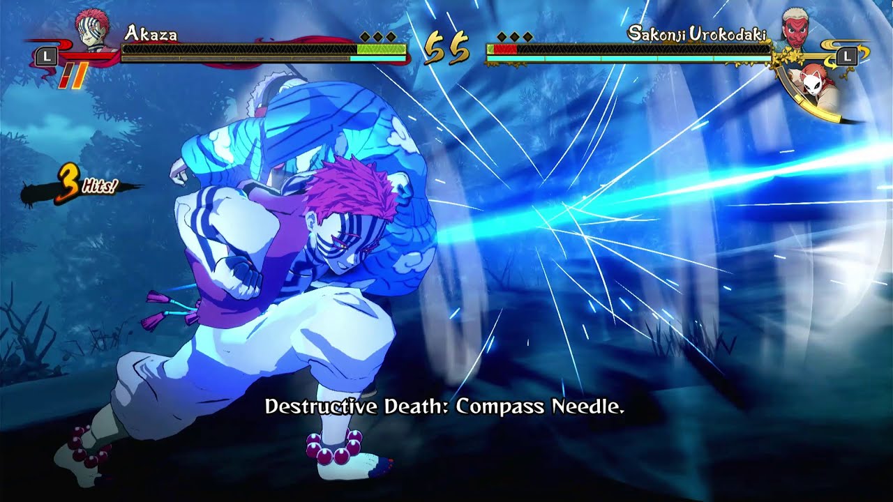 Akaza Uses his Skill to Defeat Sakonji | Demon Slayer: Kimetsu no Yaiba ...