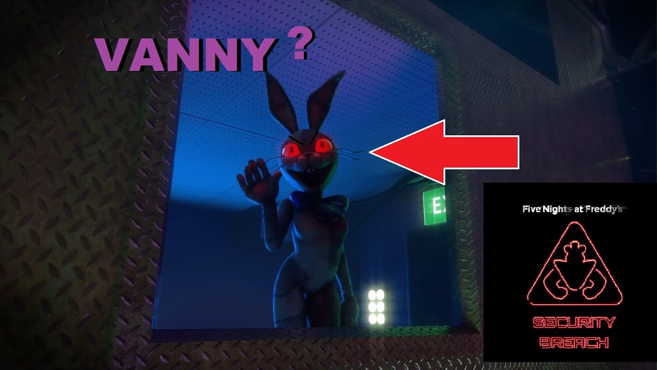 FNaF Security Breach vanny ending - YouTube
