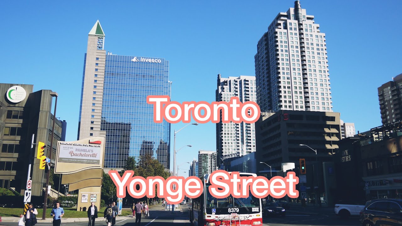 Driving Downtown Toronto: Yonge Street Northbound - YouTube