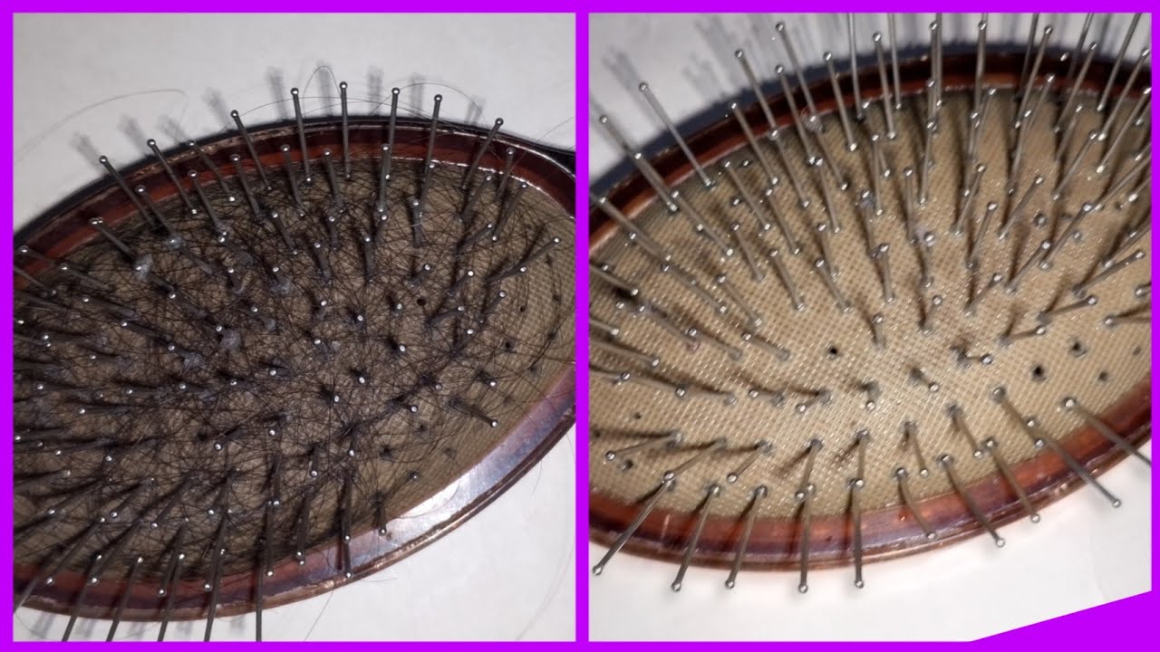 How to Clean Your Hair Brush | Saliha Kitchen Hacks - YouTube