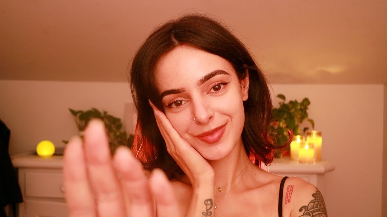 ASMR Anxiety Relief 💛 EFT Tapping on Your Face, Relaxation Hacks & just ...