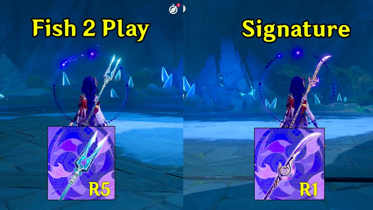 Raiden Shogun C0 | The Catch R5 VS Engulfing Lightning R1 - YouTube