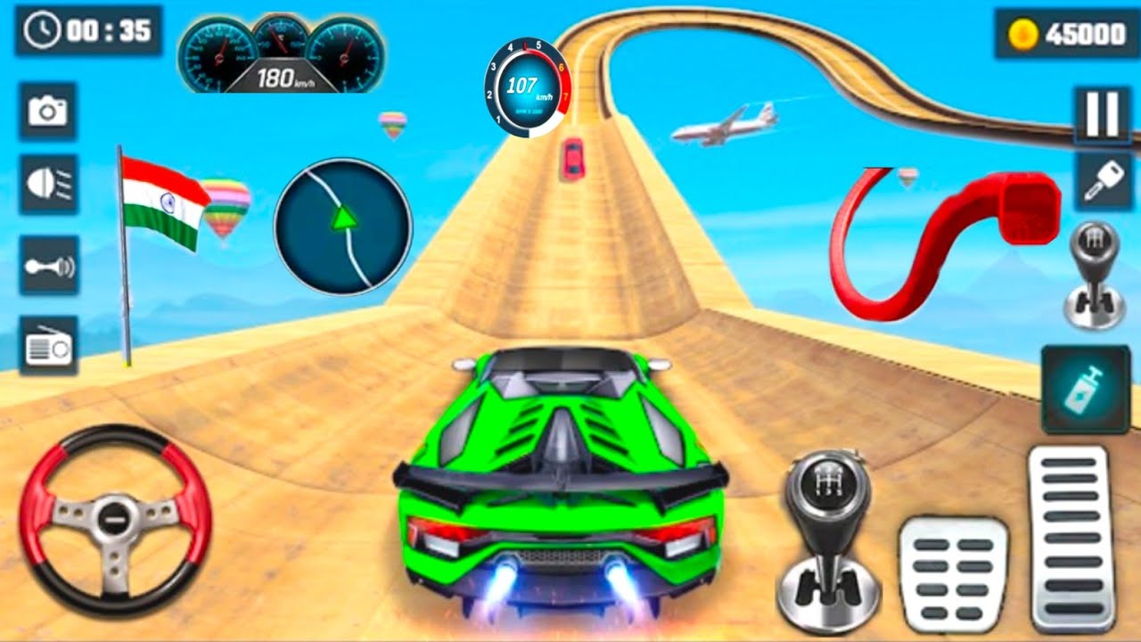 Mega Car Racing Stunt 3D - Ramp Car Stunt Game - Android Gameplay ...