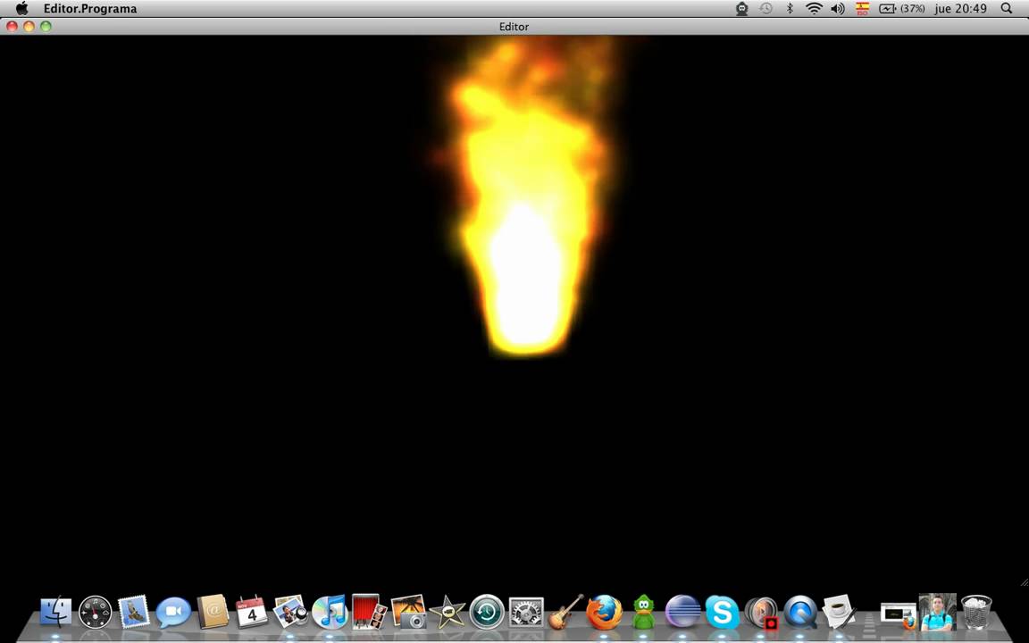 JOGL java OpenGL fire particle - YouTube