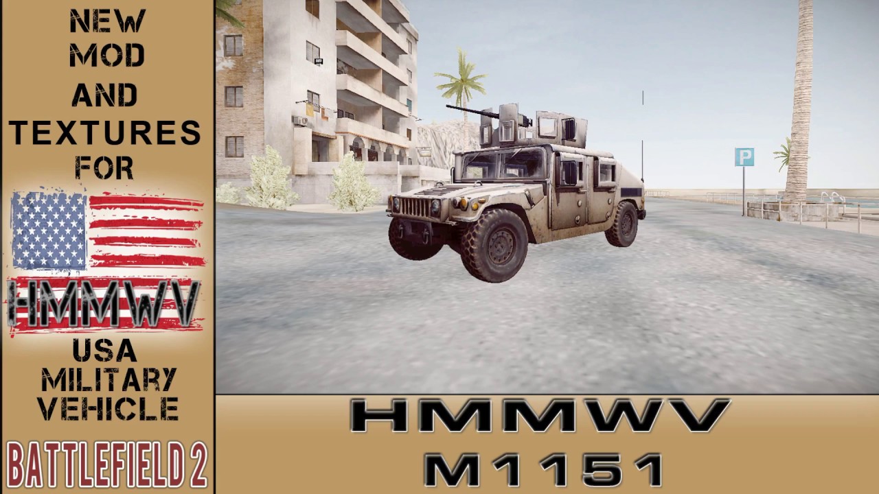 BF2. Review New Mod: HMMWV-M1151 and Textures Pack! - YouTube