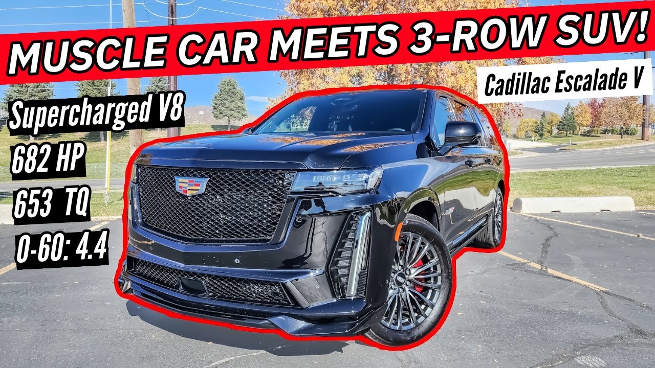 CADILLAC ESCALADE V ESV is the BEST WAY to SPEND $150K! Exterior ...