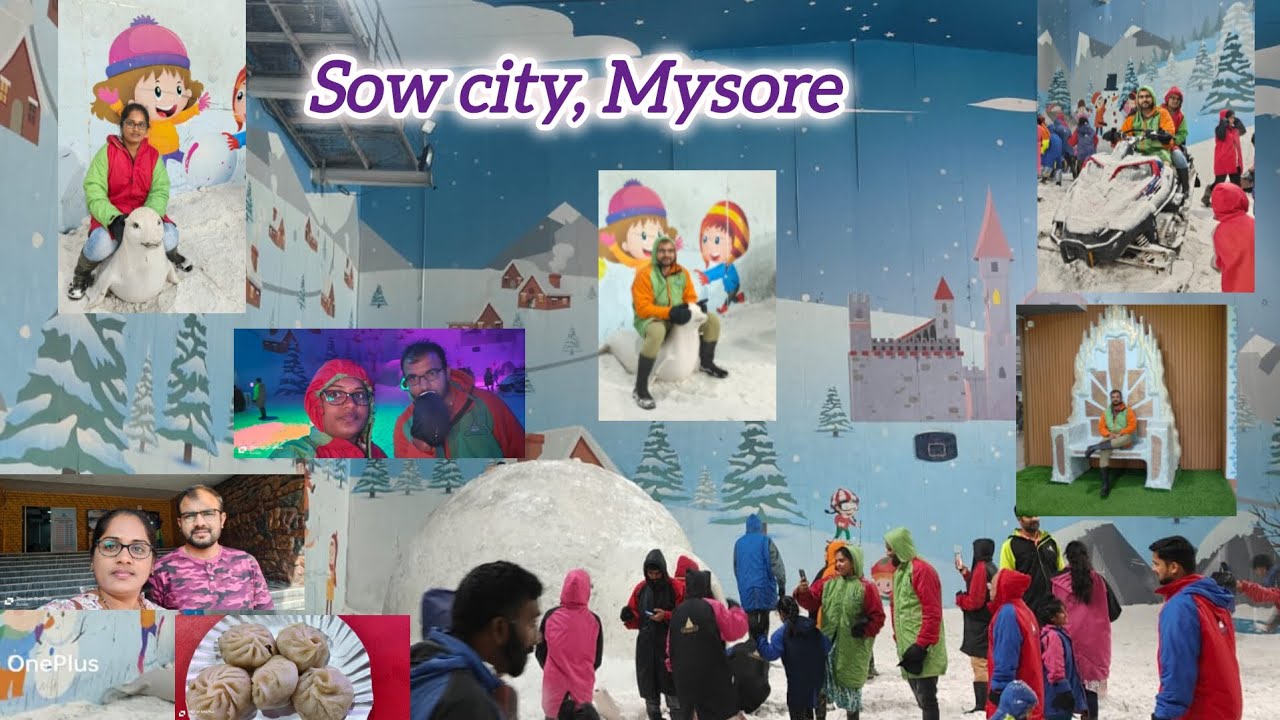 ️🐧☕🥶 ️Snow City/Snow Palace/Snow world in MYSORE ️🥶మంచు ప్రదేశం/మంచు ...