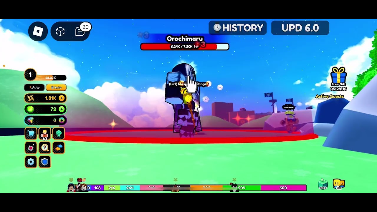 Playing anime race 2 #roblox#race#anime# - YouTube