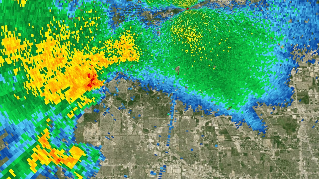 2025 TDWR Kohrville, Texas Supercell Radar Loop - YouTube