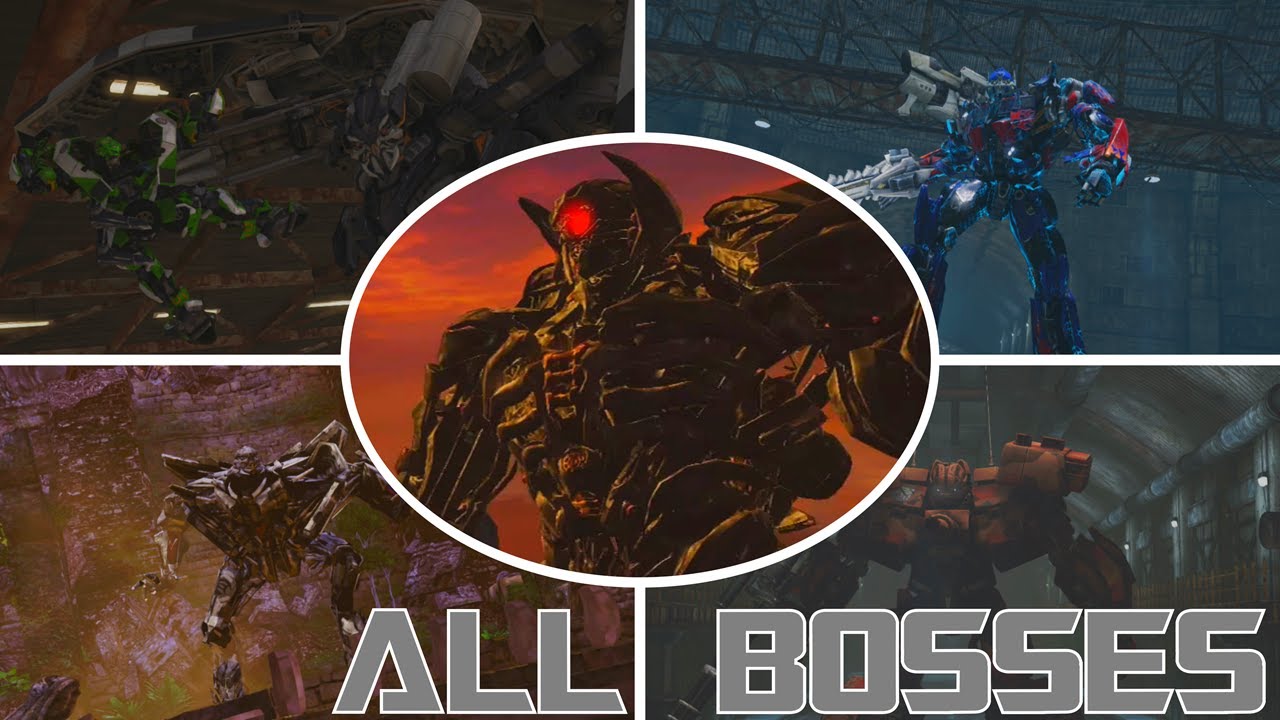 Transformers: Dark of the Moon - All Bosses - YouTube
