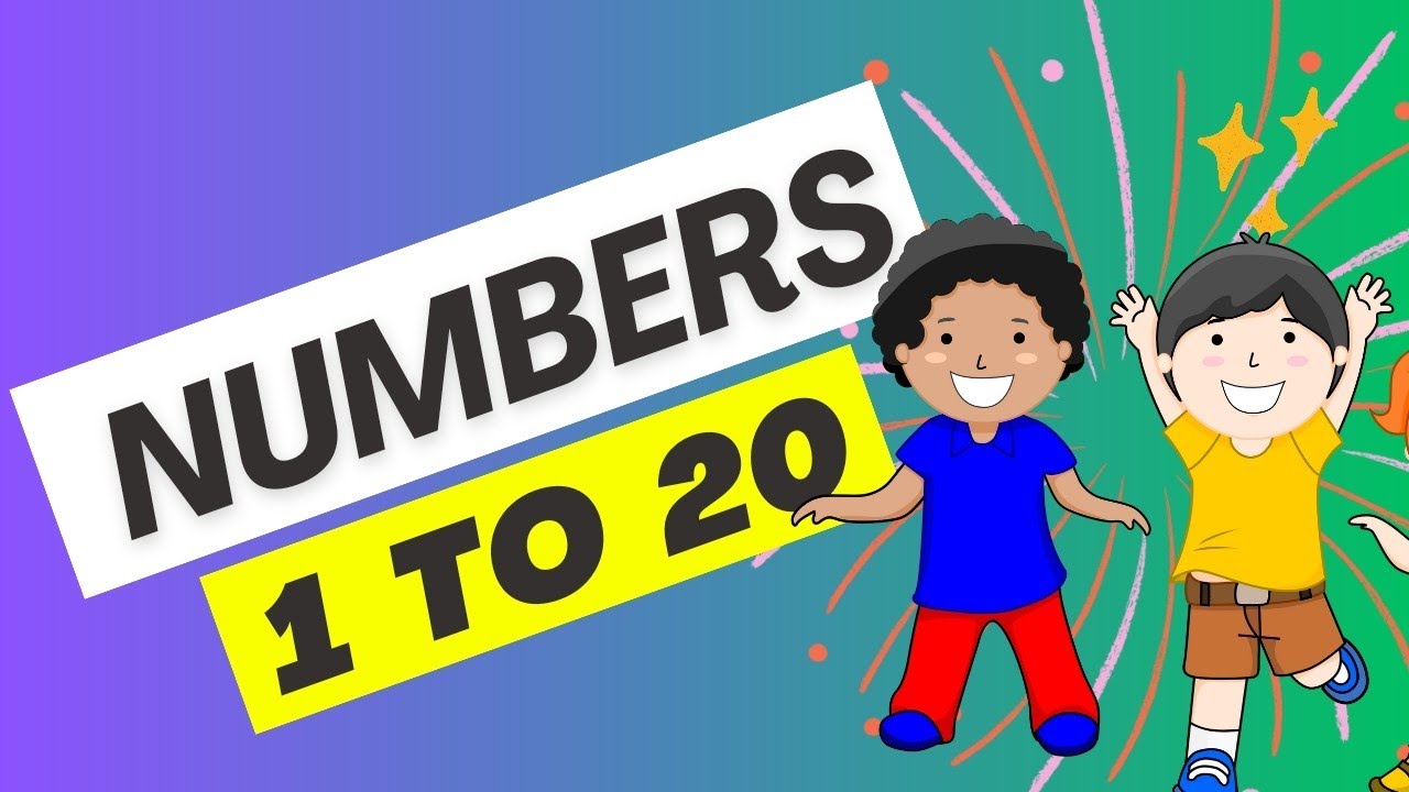 123 Number, Let's learn to Count 1 to 20 | Math education - YouTube