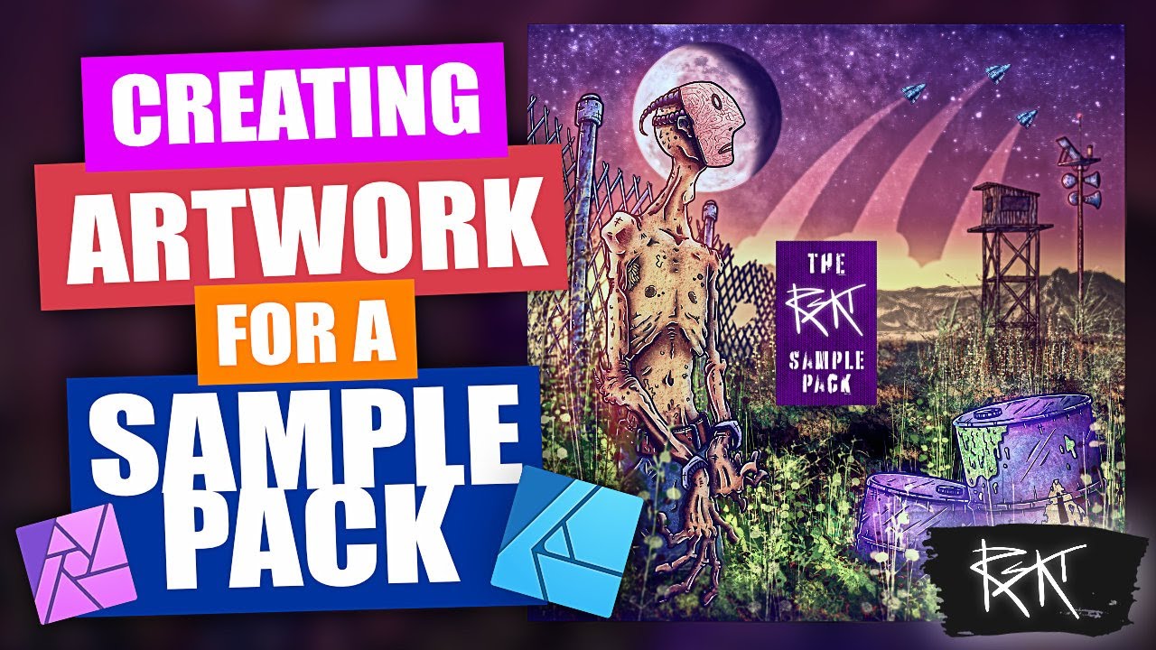 Creating artwork for my sample pack - RSKT - YouTube