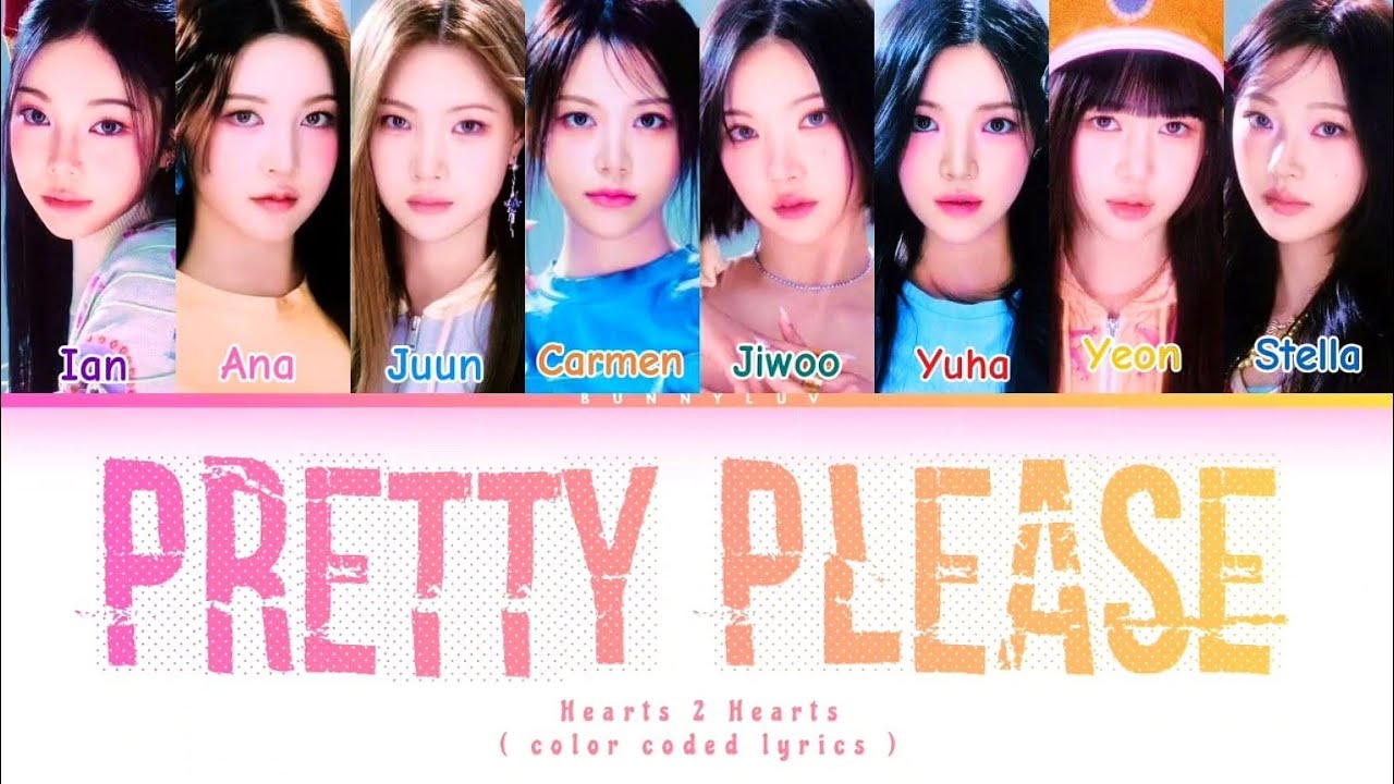 Hearts2Hearts (하츠투하츠) - Pretty Please [Color Coded Lyrics] (ENG/ROM/HAN ...