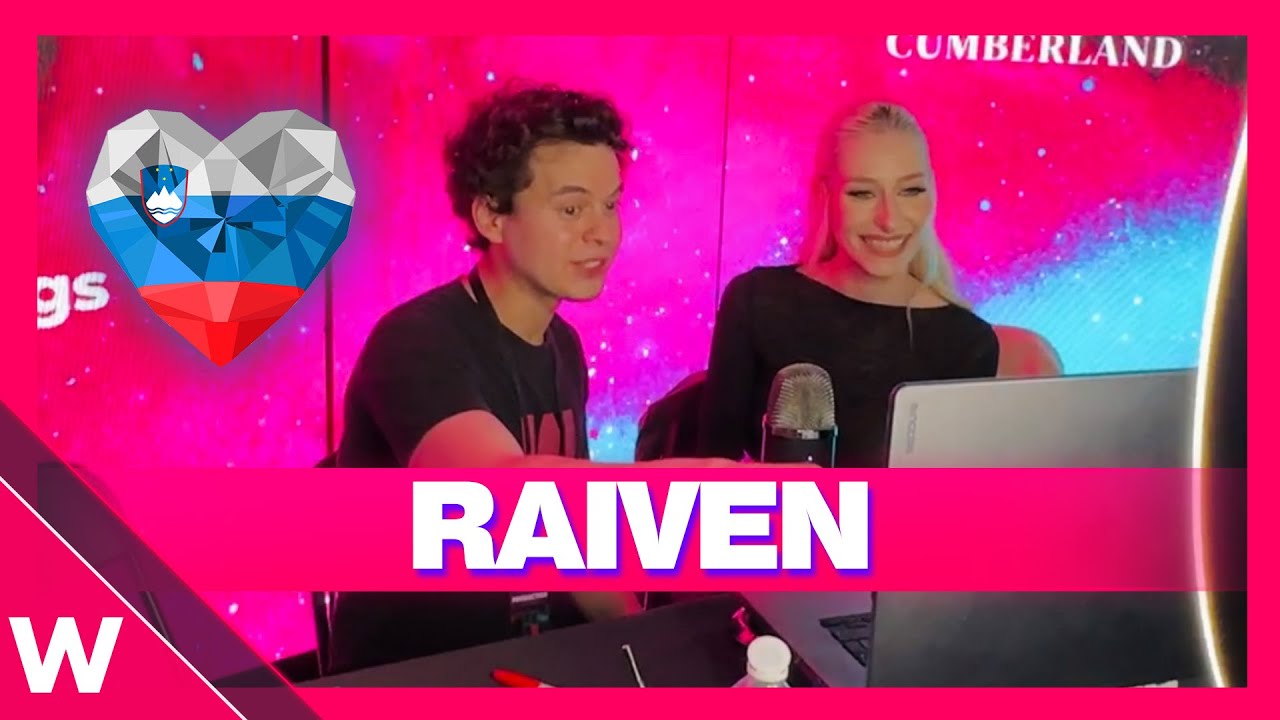 🇸🇮 Raiven (Slovenia) - "Veronika" Interview │ London Eurovision Party ...
