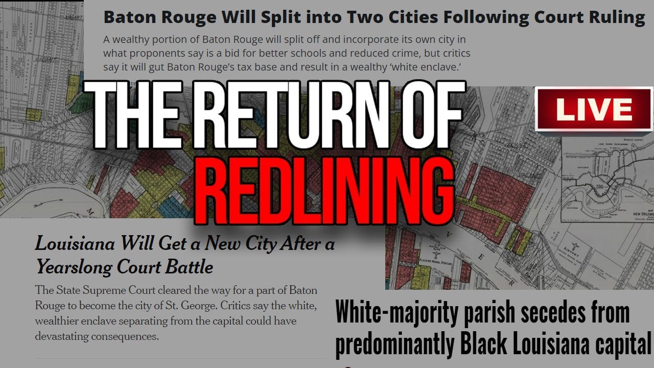 Wealthy White Enclave In Baton Rouge Approve City Split - YouTube