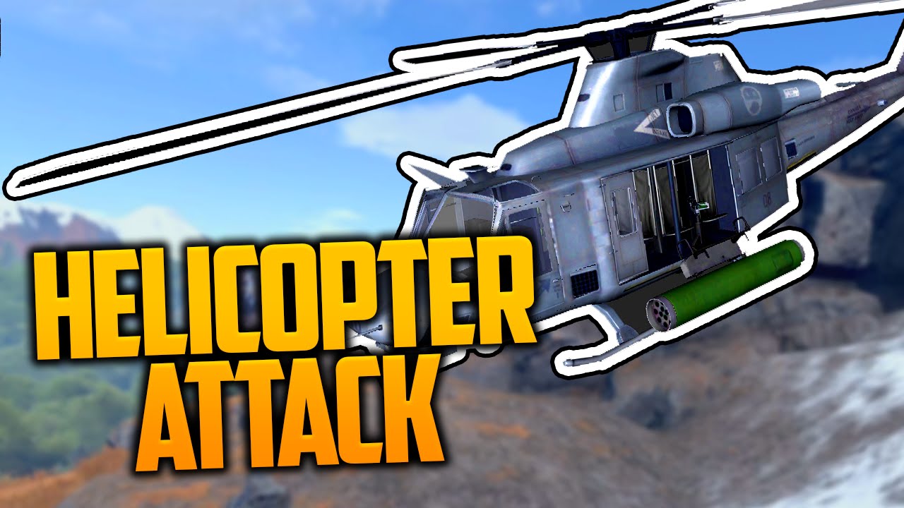 HELICOPTER ATTACK (Rust Funny Moments) - YouTube