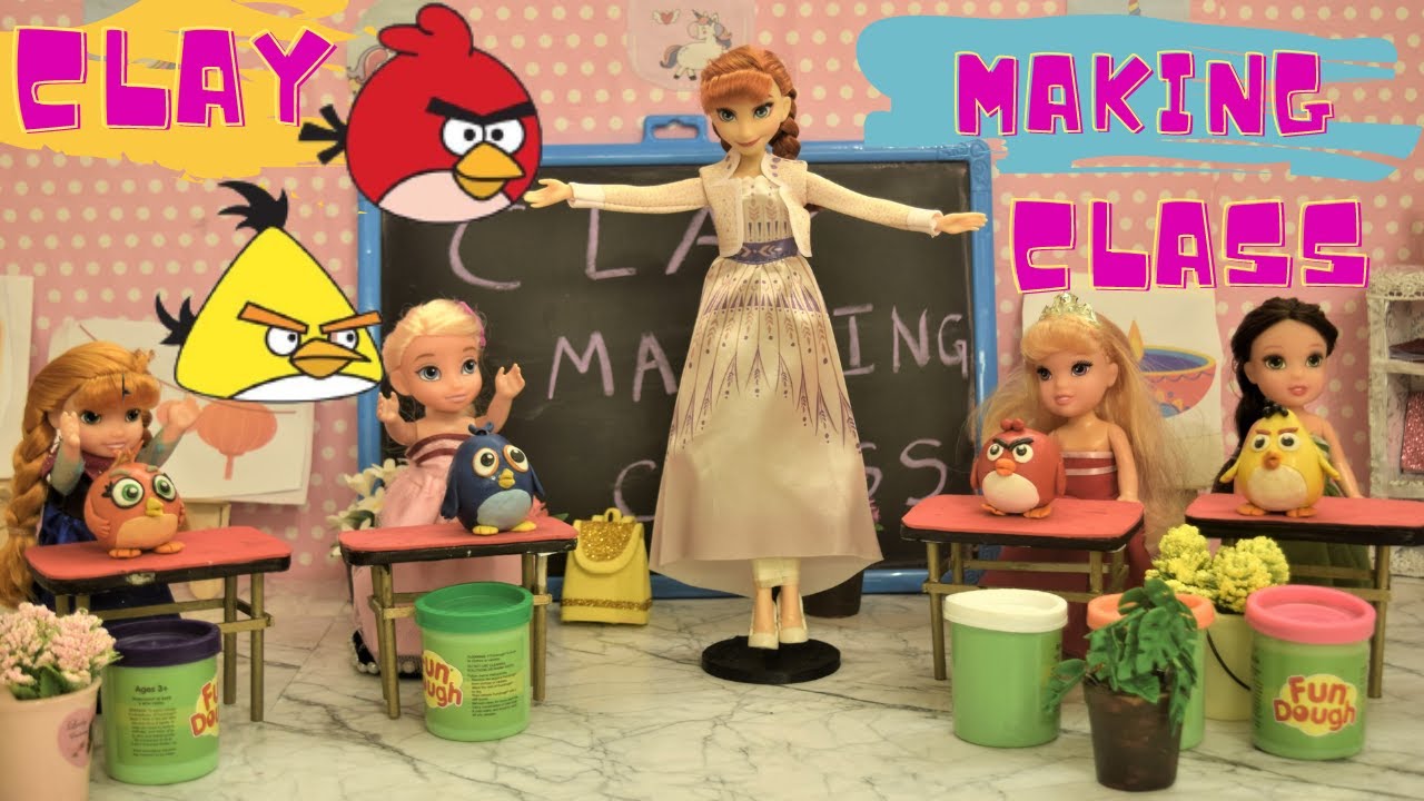 Back to School Art Class 2025 | Magical Clay Contest | Elsa, Anna ...