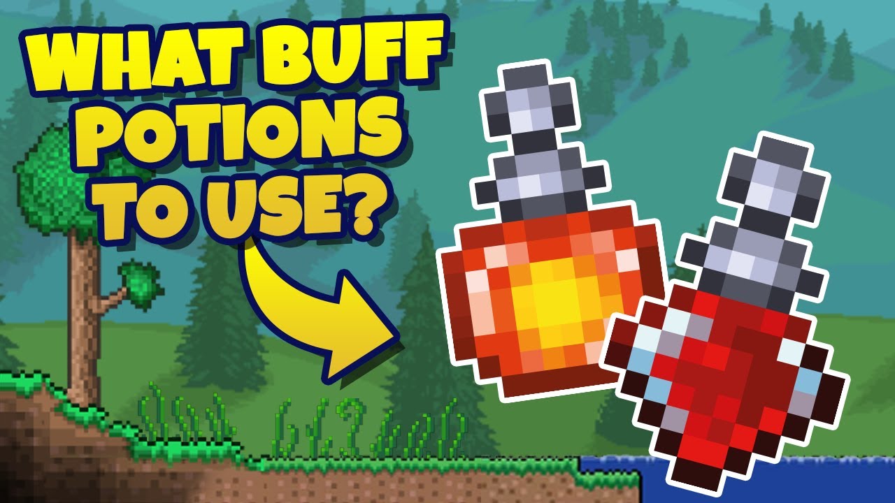 What Buff Potions to use in Terraria - YouTube