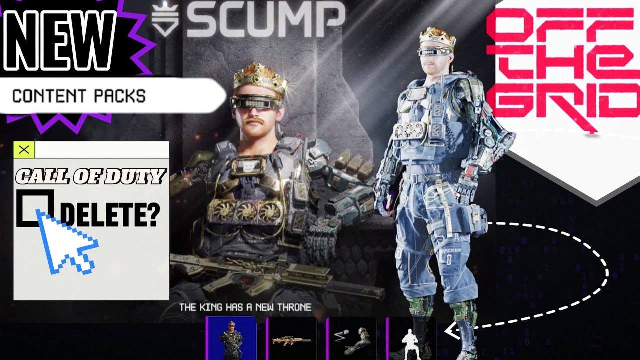 🔴New SCUMP (CDL PRO) Content Pack +Update! OFF THE GRID Gameplay! # ...