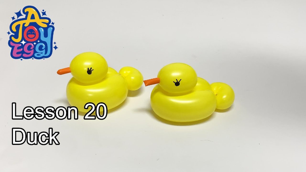Easiest Balloon Duck Tutorial 🐥 | No Experience Needed! #balloon # ...