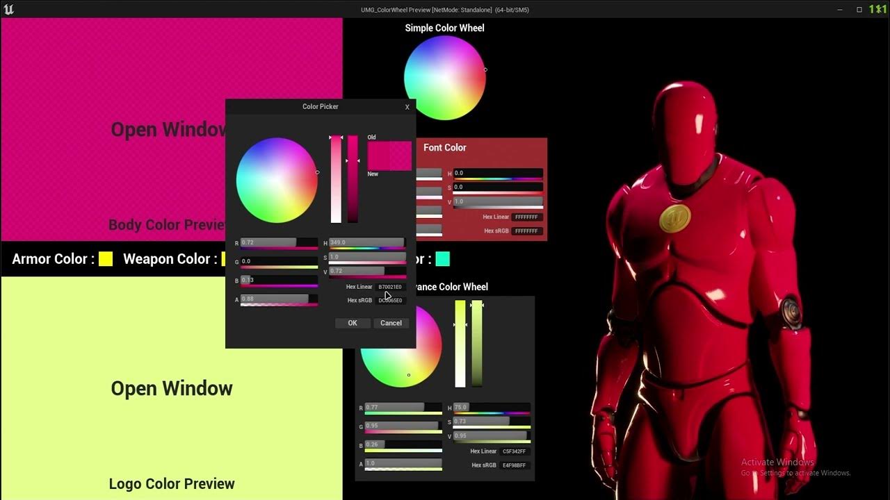 UMG Color Picker - Advance Color Selection for Unreal Engine 5 - YouTube