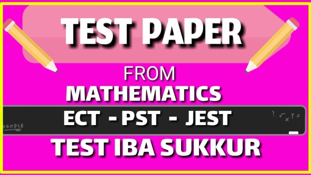 TES PAPER PST JST FROM MATHEMATICS - YouTube