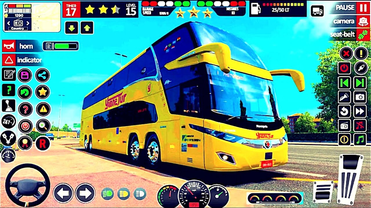Bus Simulator 2025 ! US Bus Driving 3D : Android Game Play - YouTube