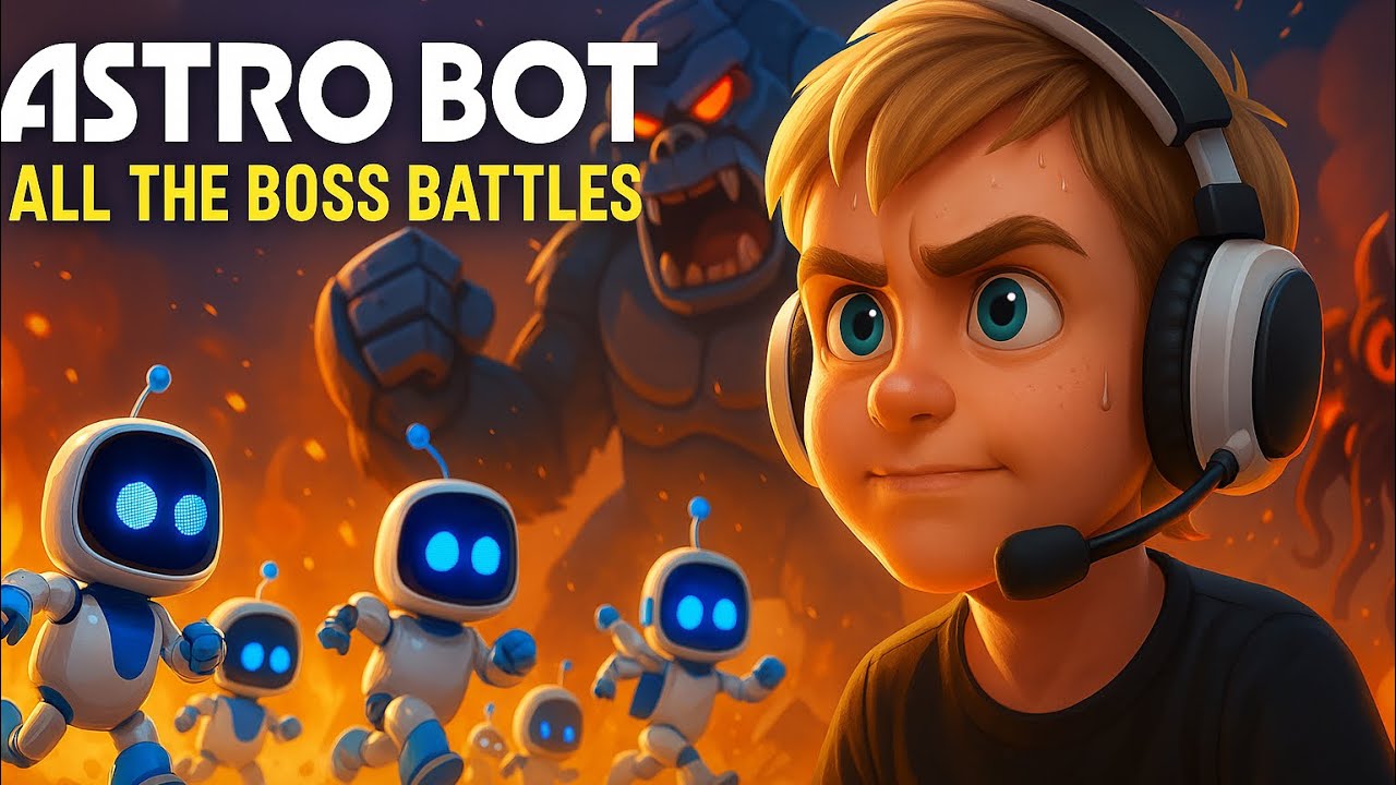 ASTRO BOT: All the bosses so far - YouTube