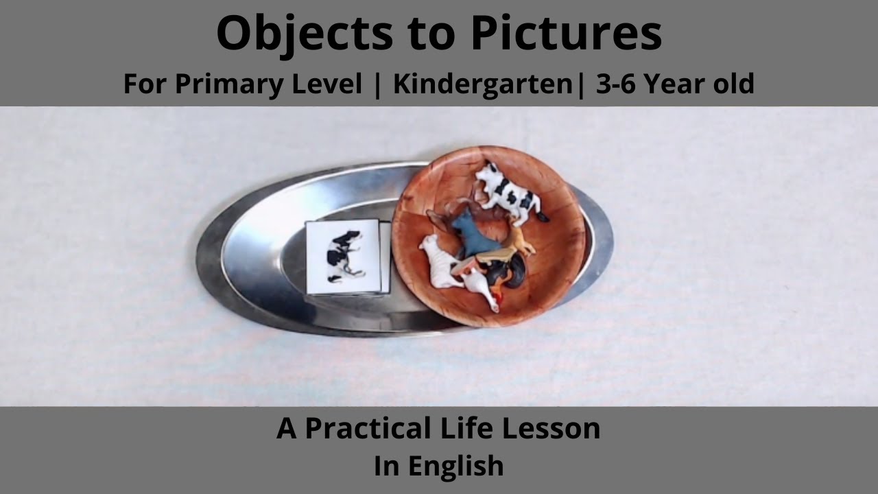 Object-to-picture Matching Activity for Preschoolers - Language Lesson ...