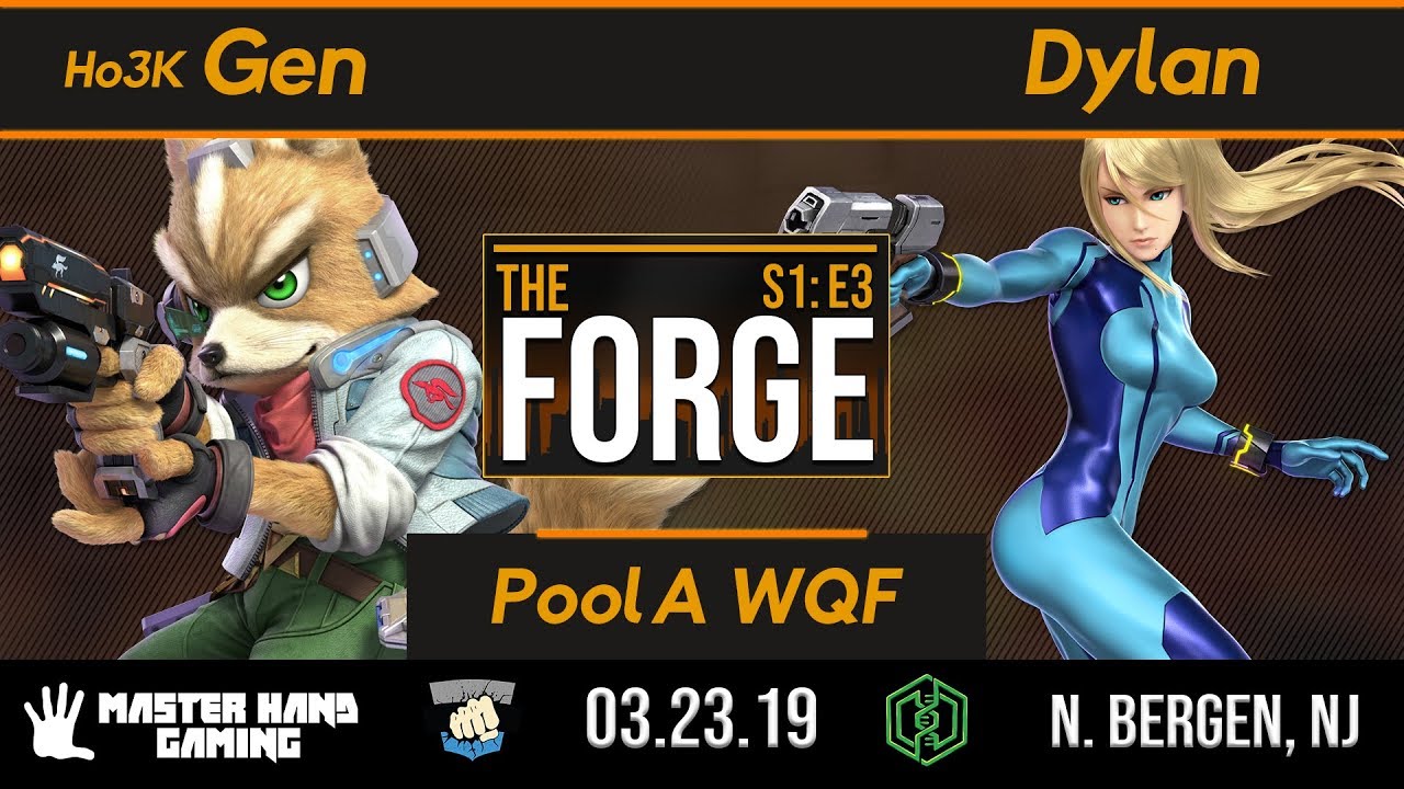 The Forge S1:E3 - Ho3K | Gen (Fox) vs Dylan (Zero Suit Samus) - Pool A WQF - YouTube