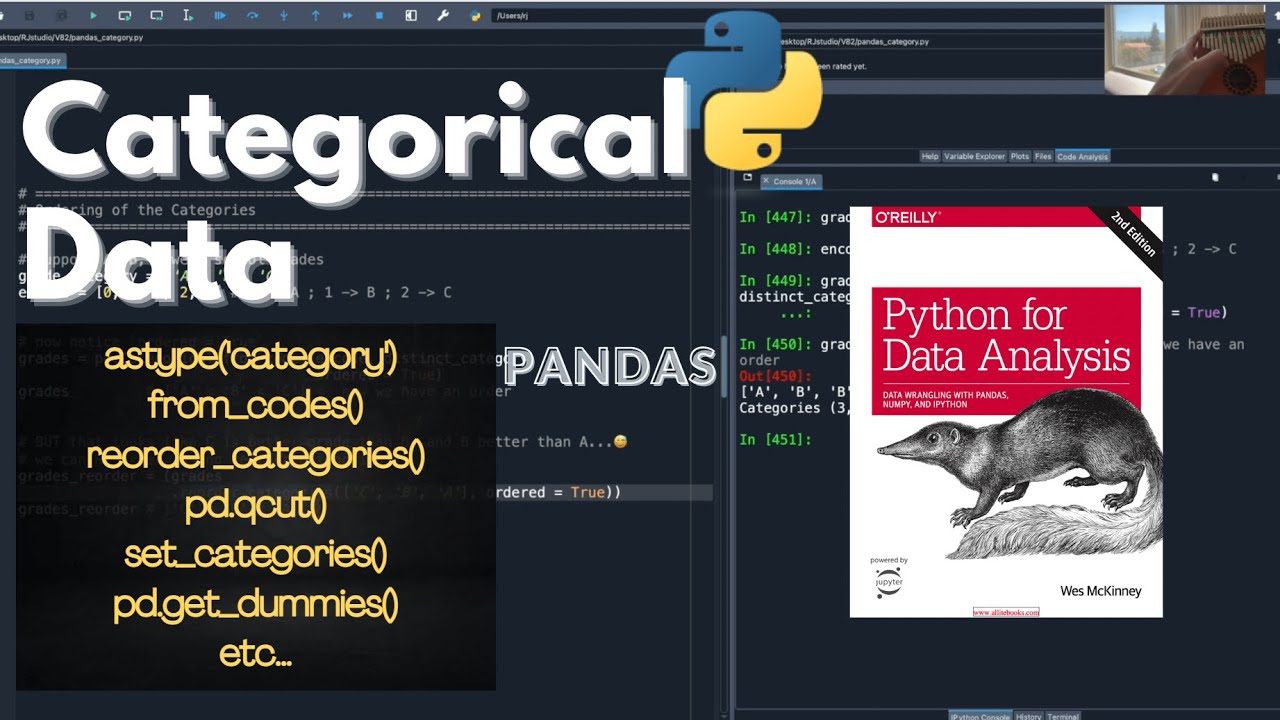 Python Categorical Data Using Pandas Pandas Categoricaldata Pythonfordataanalysis Youtube