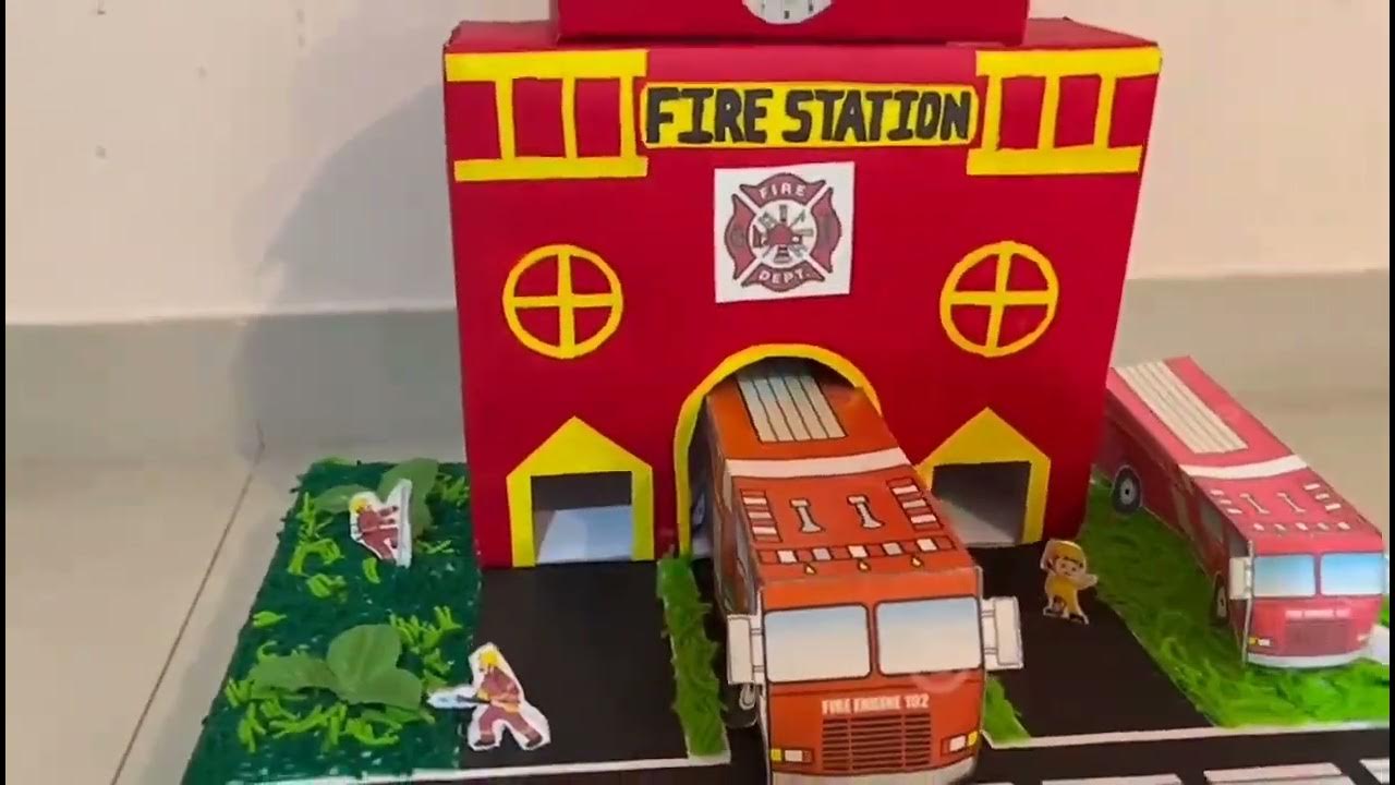 Fire Station model idea for Primary school Kids | Details in ...
