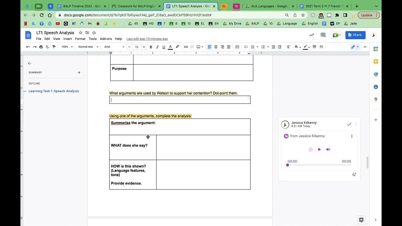 Year 8 Learning Task Explanation - YouTube