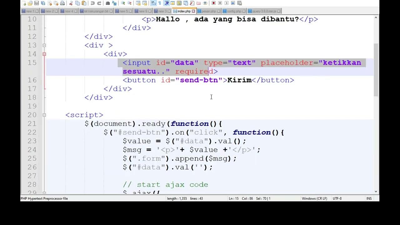 PHP7 | Chatbot - YouTube